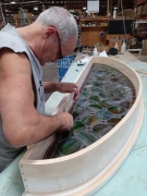 Stained Glass – Restoration Ellipse Transom | Parrett Windows & Doors